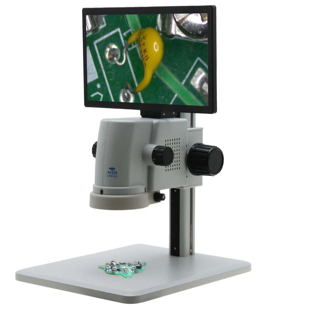 Aven MicroVue Digital Microscope with Built-In HD Monitor – SMT Supplies