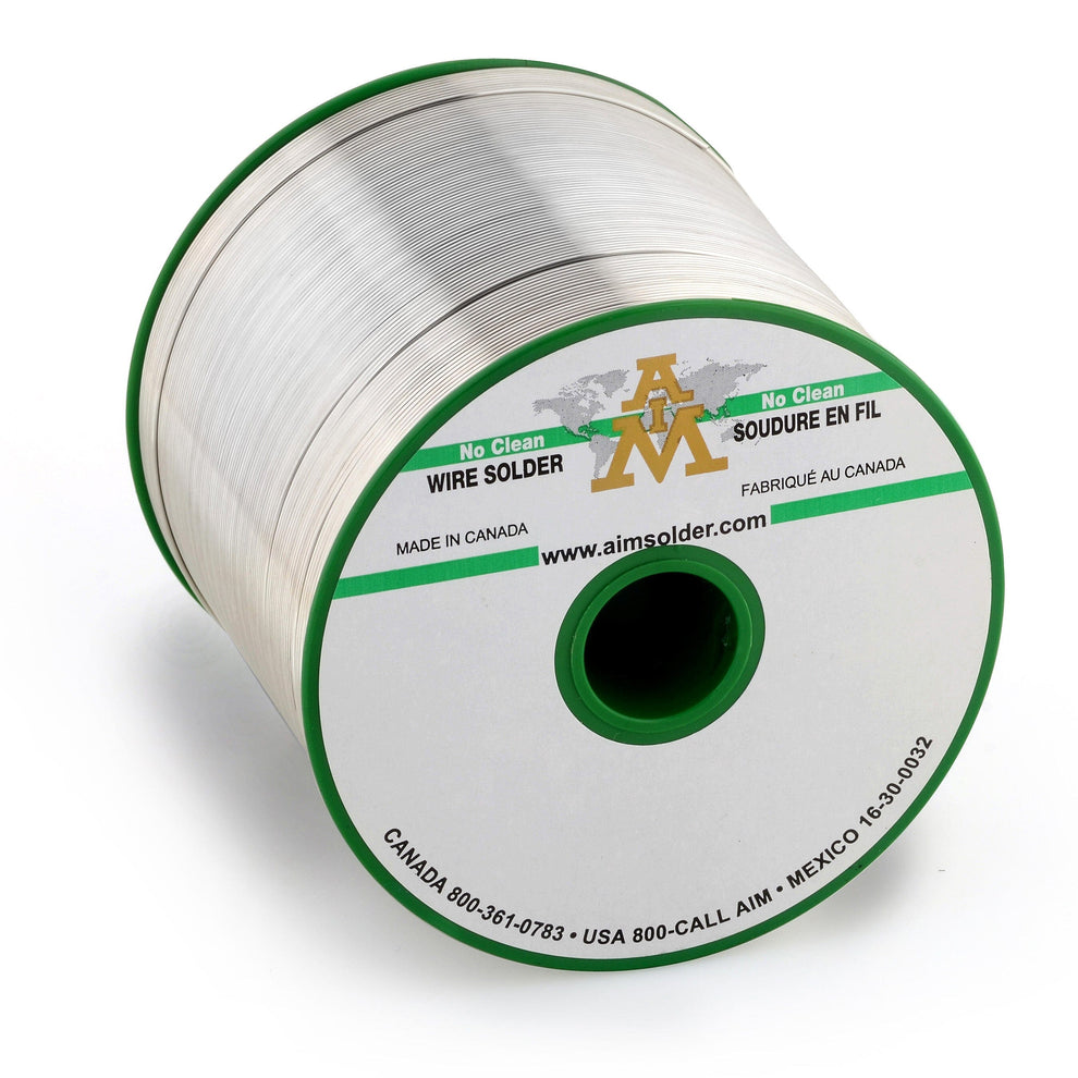 AIM REL61 Lead Free Solid Core Wire Solder 3MM Diameter, 4 KG Spool ...