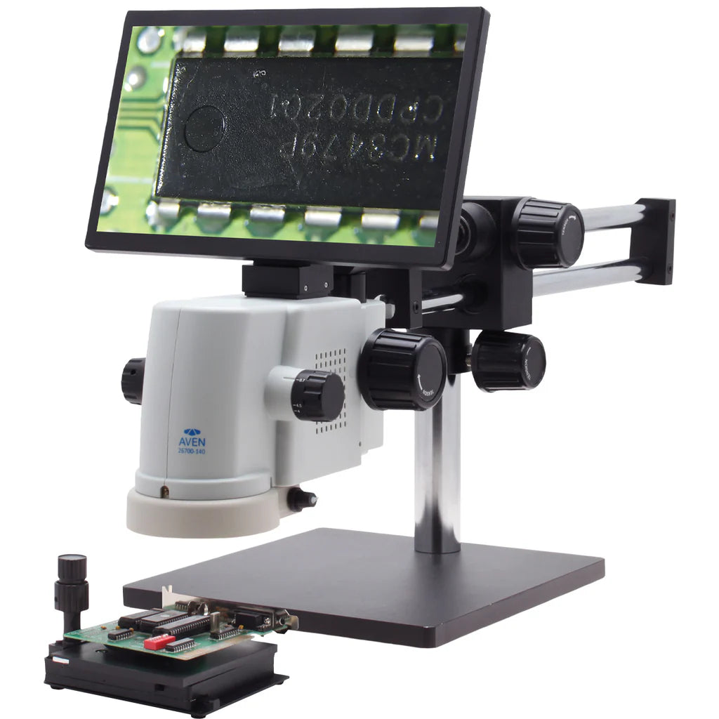 Aven MicroVue Digital Microscope with Boom Stand and X/Y/R Stage – SMT ...