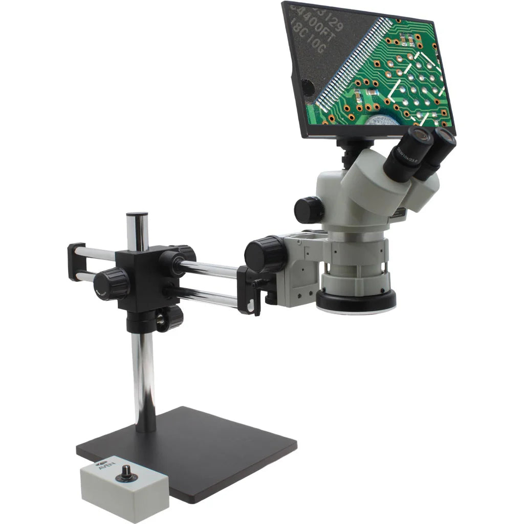 Aven SPZV-50 Microscope System (6.7x-50x) with Mighty Cam Eidos Camera ...