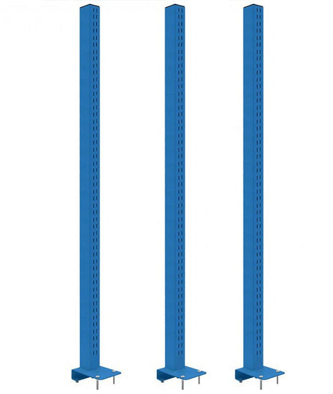 BenchPro Single Sided Slotted Uprights for 96" & 120" Workstations, Se ...