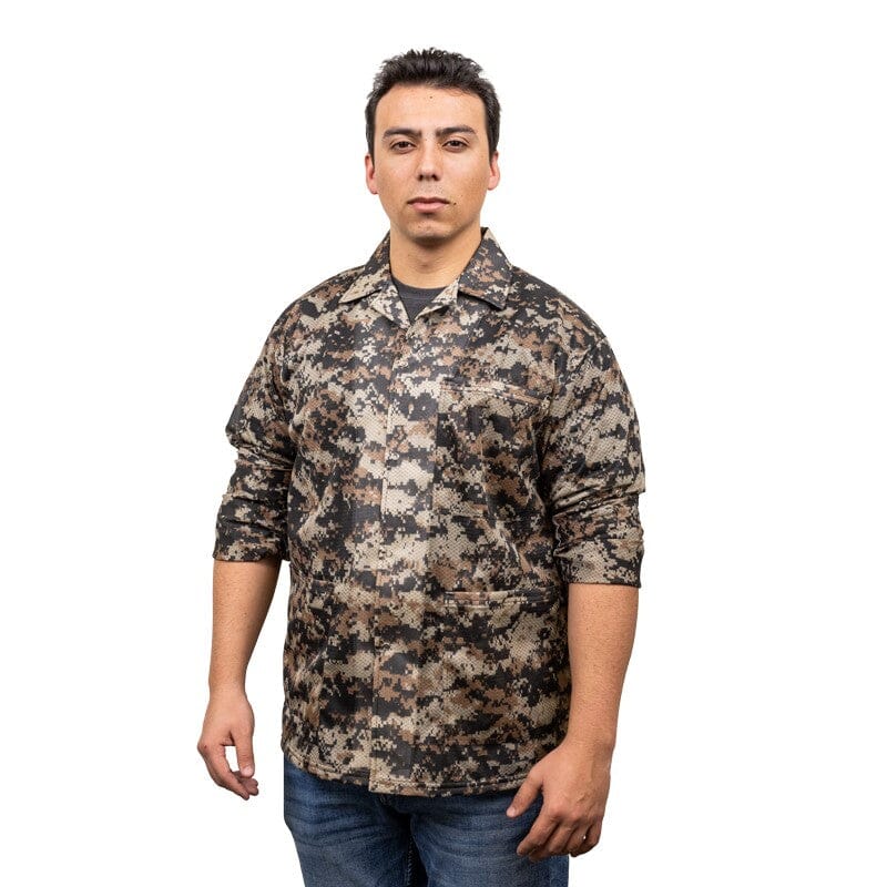 Desco Statshield® Smock, Jacket with Convertible Sleeves, Snap Cuffs ...