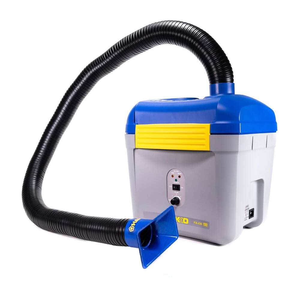 Hakko FA430-KIT1 Fume Extraction System, with Duct & Rectangular Hood ...