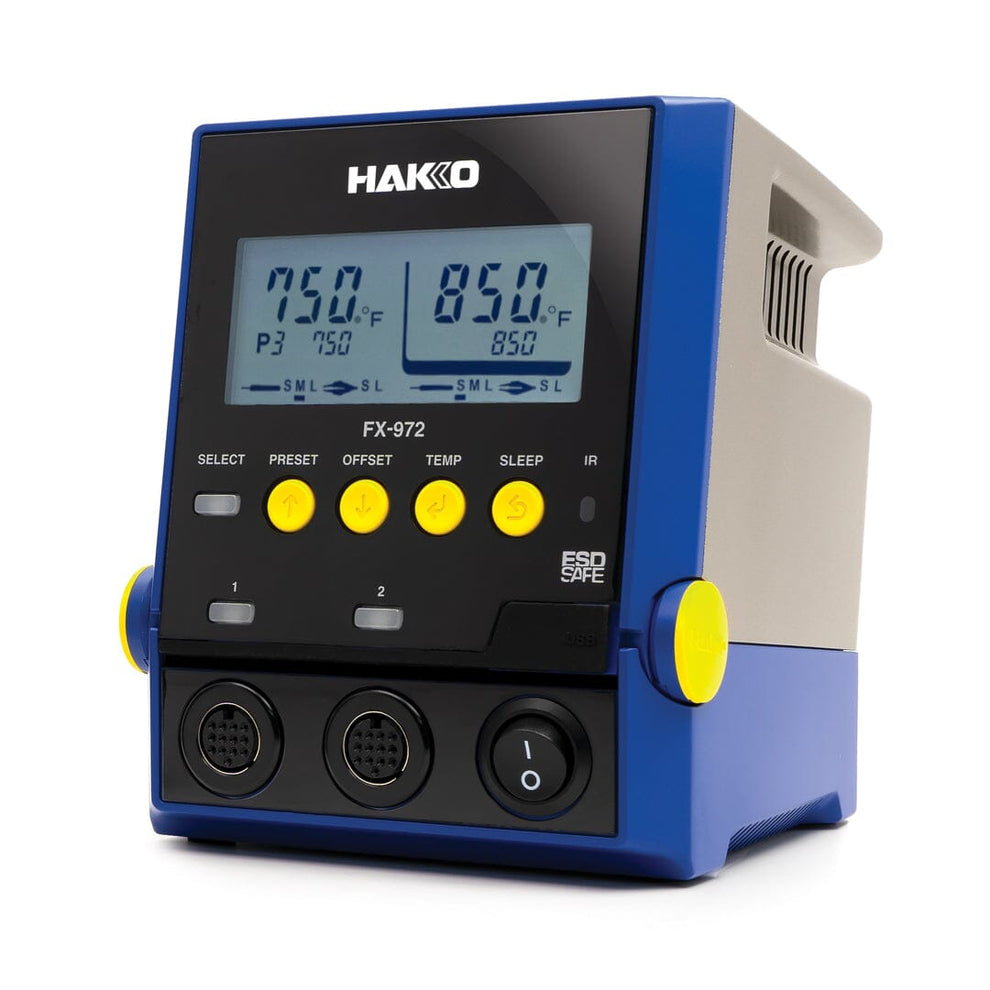 Hakko FX-972 Dual Port Soldering Station, Station Only – SMT Supplies