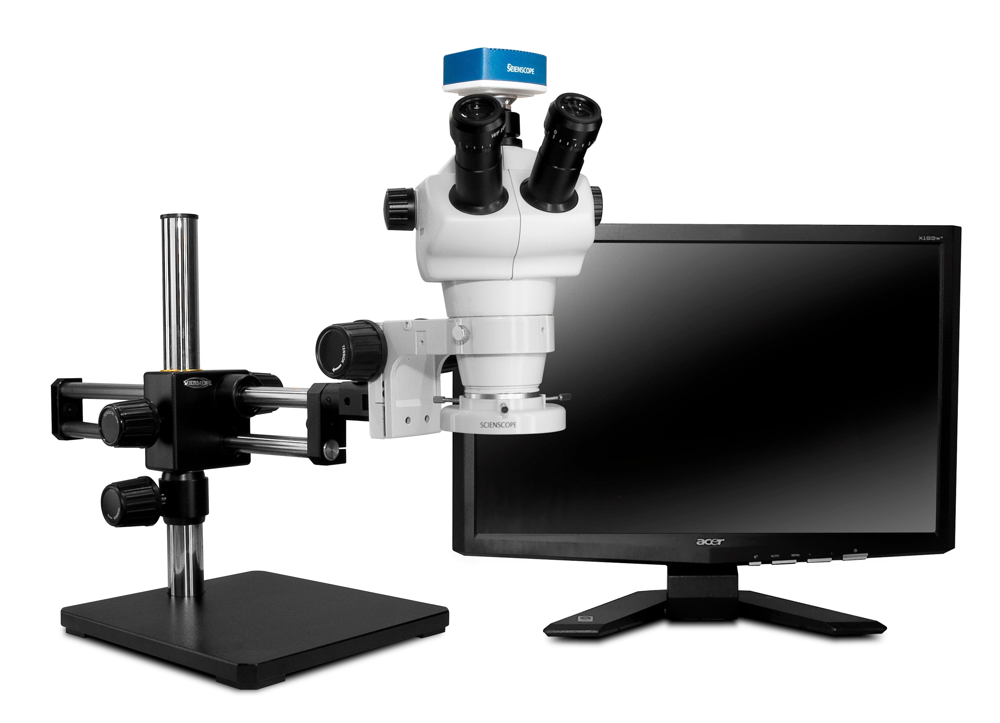 Scienscope NZ-PK10-E1 NZ Series Trinocular Microscope – SMT Supplies