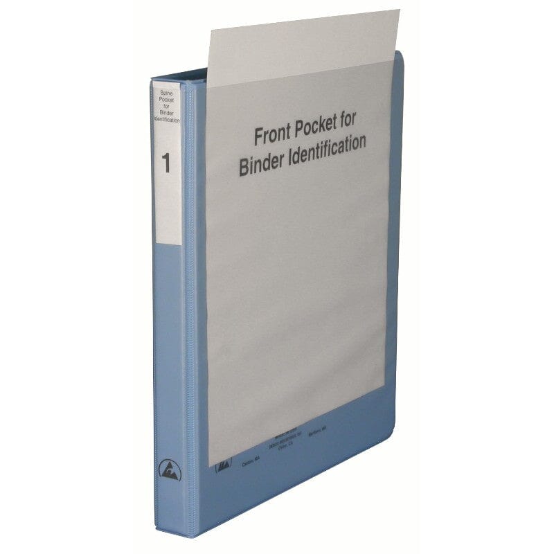 Desco 07434 Static Dissipative ESD Binder w/ Clear Pocket, 3" – SMT ...