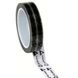 WESCORP ESD TAPE, CLEAR W/ SYMBOLS, 1INx72YDS, 3 IN CORE – SMT Supplies